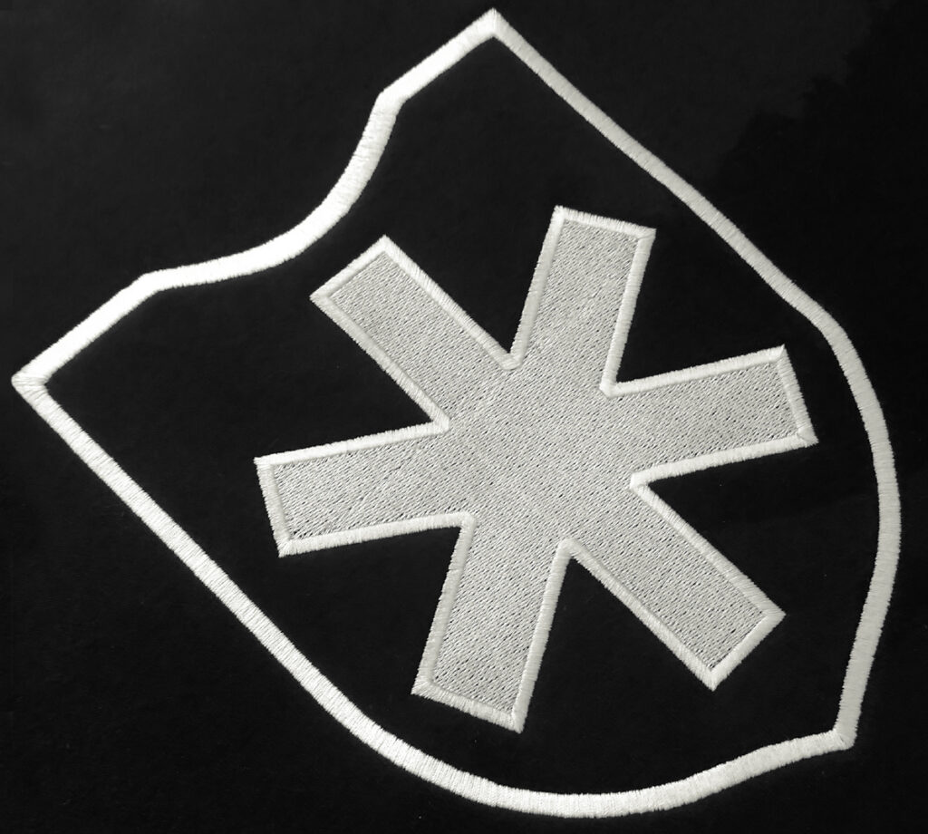 Division Nord insignia hímzett póló – Napforgás Webbolt