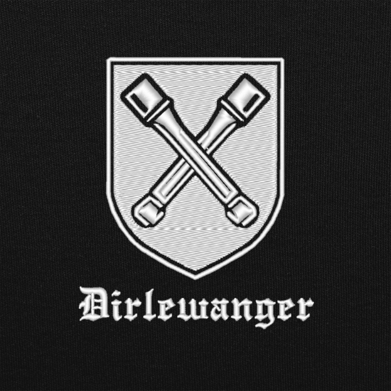 Dirlewanger Brigade insignia hímzett póló – Napforgás Webbolt